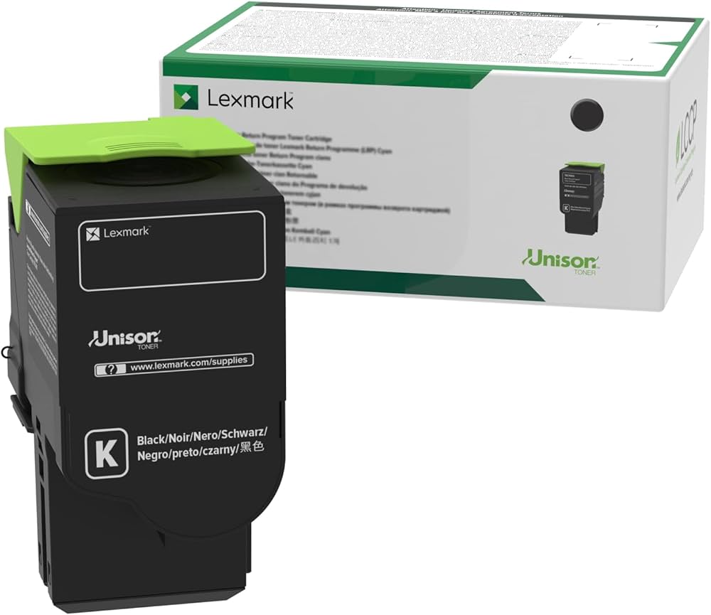 78C1XY0 Original Lexmark Yellow Toner Cartridge 5000 copies