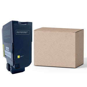 74C1SY0 Cart. Toner Compatible Alternative à Lexmark Jaune Premium Ton