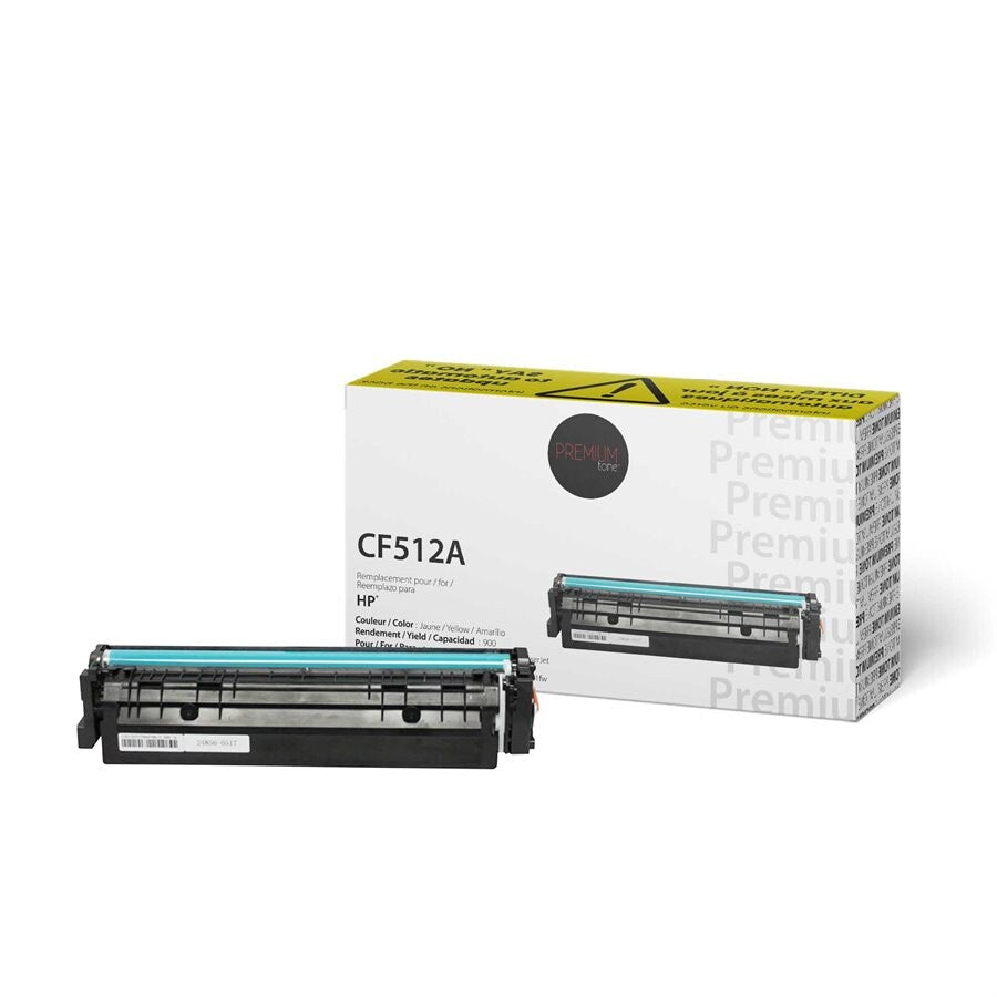 HP 204A / CF512A Cart. Toner Compatible Alternative a HP Jaune Ink Car